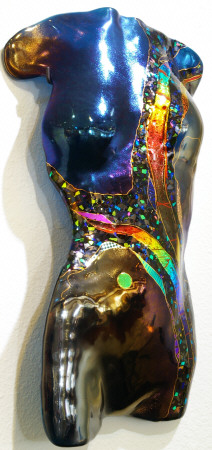 Art Glass fEAMALE TORSO from Kela's...a glass gallery on Kauai