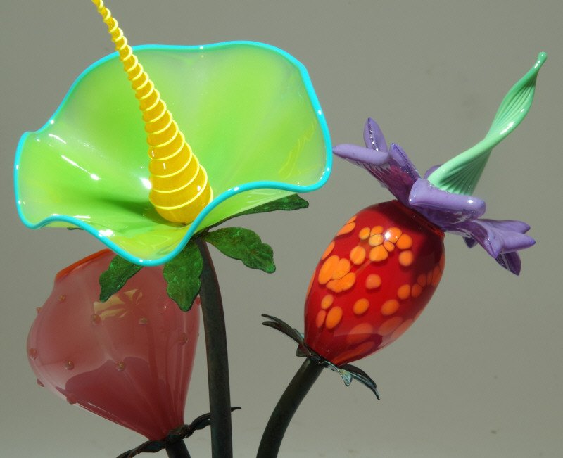 Art Glass Flower from Kela's...a glass gallery on Kauaii