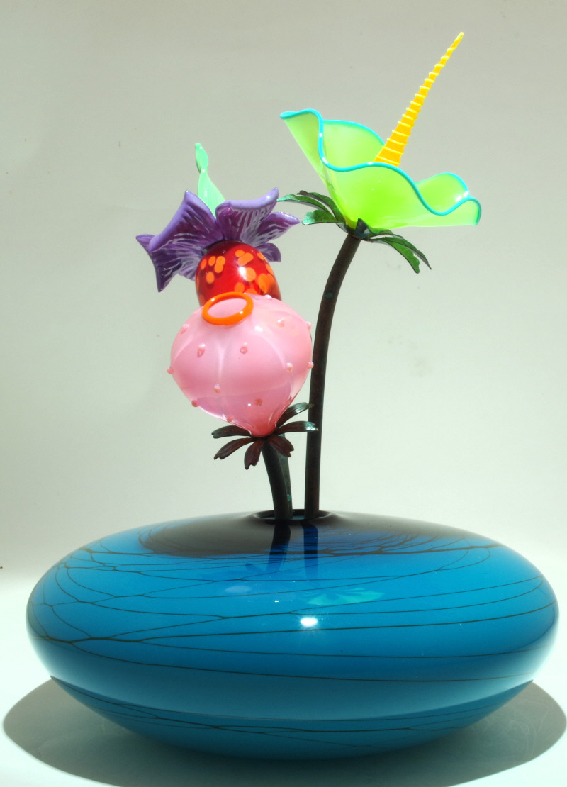 Art Glass Flower from Kela's...a glass gallery on Kauaii